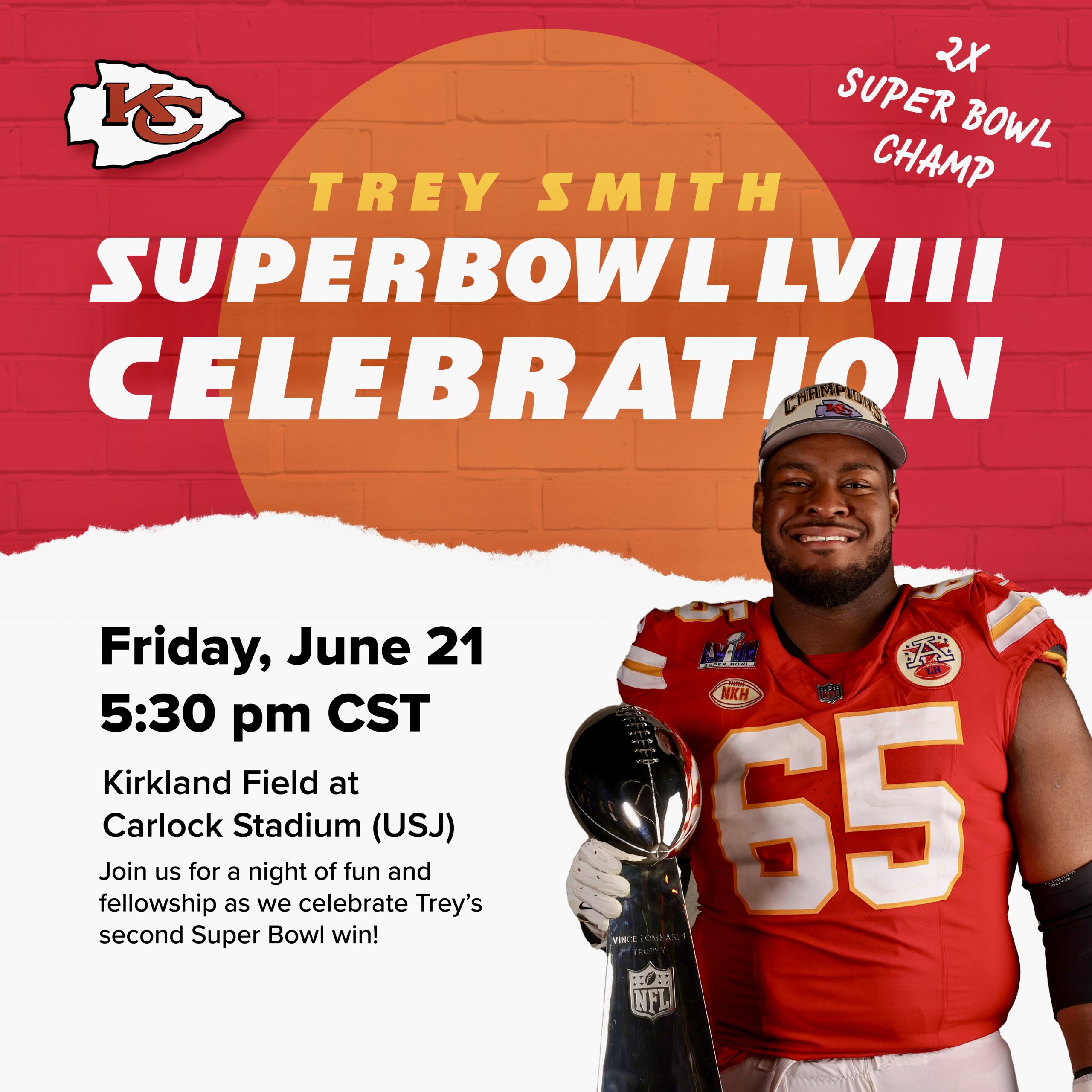 Celebration in Jackson to honor Super Bowl champ Trey Smith - WBBJ TV