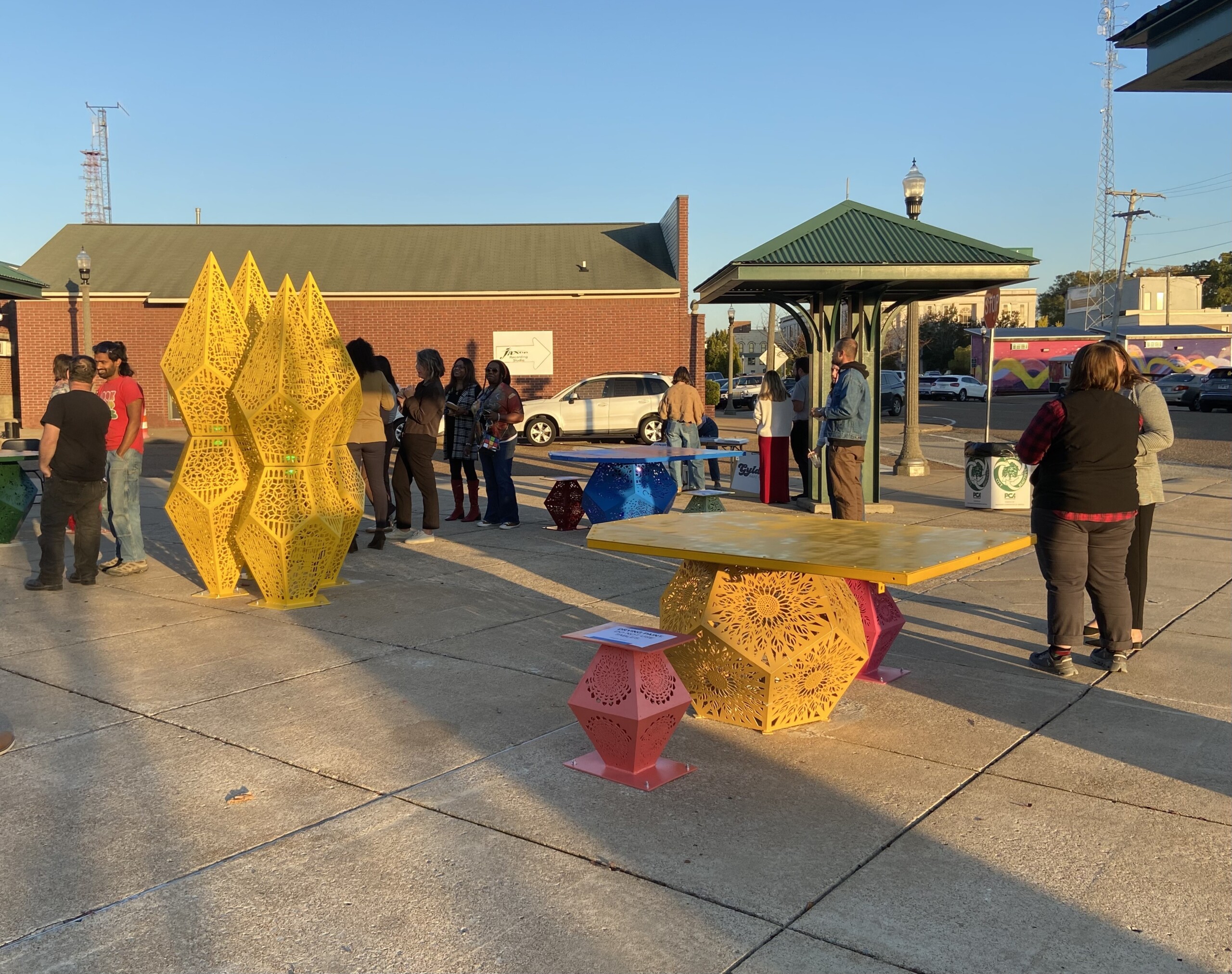 New functional art installation revealed in downtown Jackson - WBBJ TV